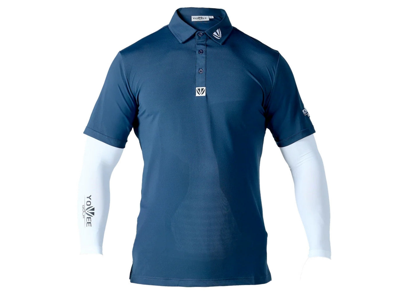 YOUVEE Golf – Performance Polo with Built‑In Sun Sleeves (2‑in‑1 ...